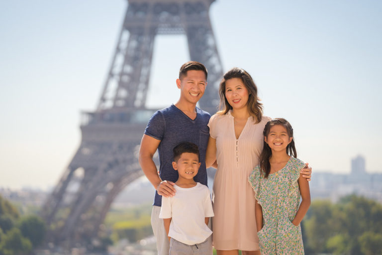 Sweet Family Photo Session at Trocadero - Pictours™ Paris Photography