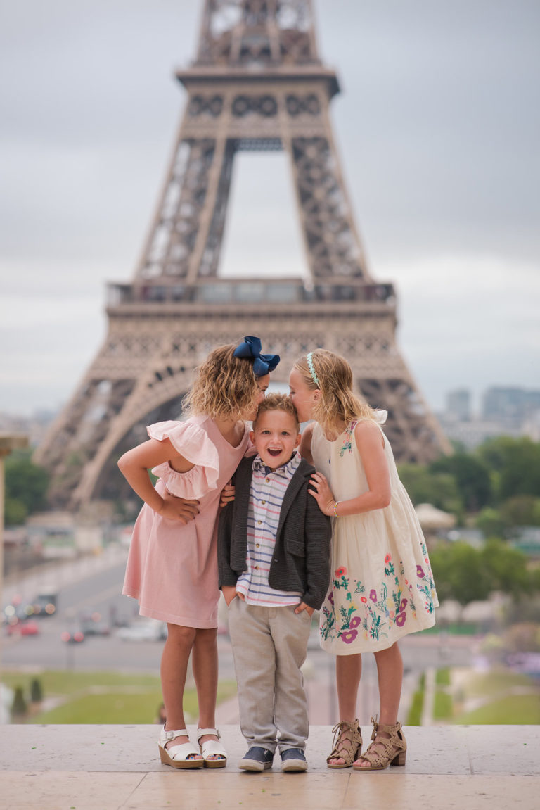 Fun Family Photo Session at Trocadero - Pictours™ Paris Photography