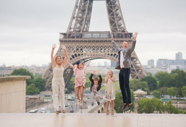 Fun Family Photo Session at Trocadero - Pictours™ Paris Photography